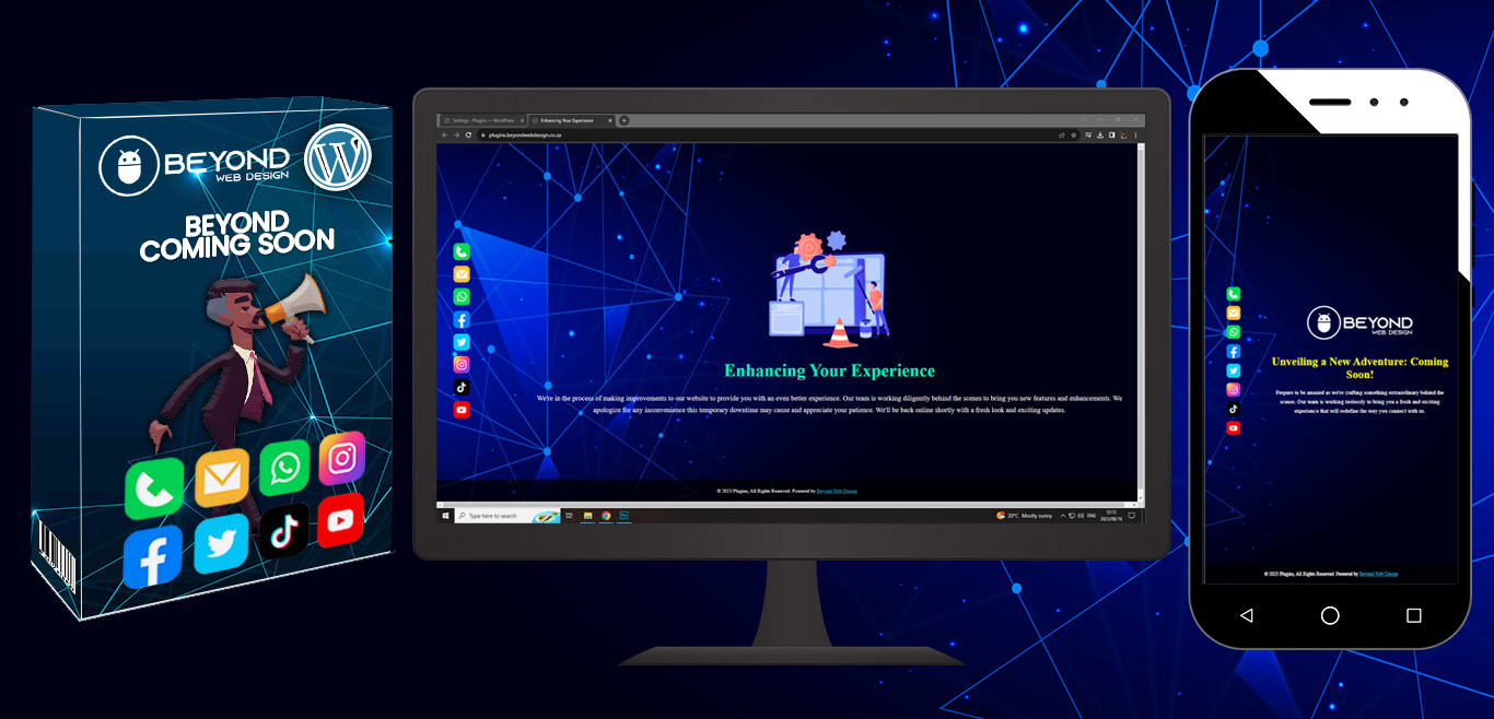 Beyond Coming Soon plugin for WordPress | Beyond Web Design